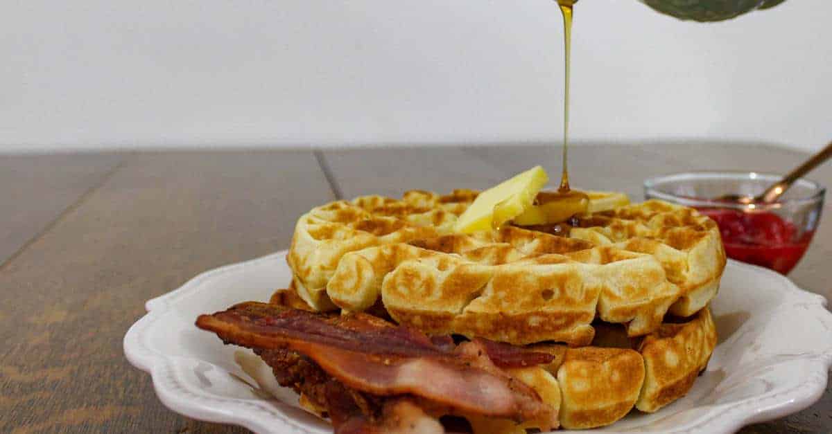 Simply the Best Sourdough Waffles