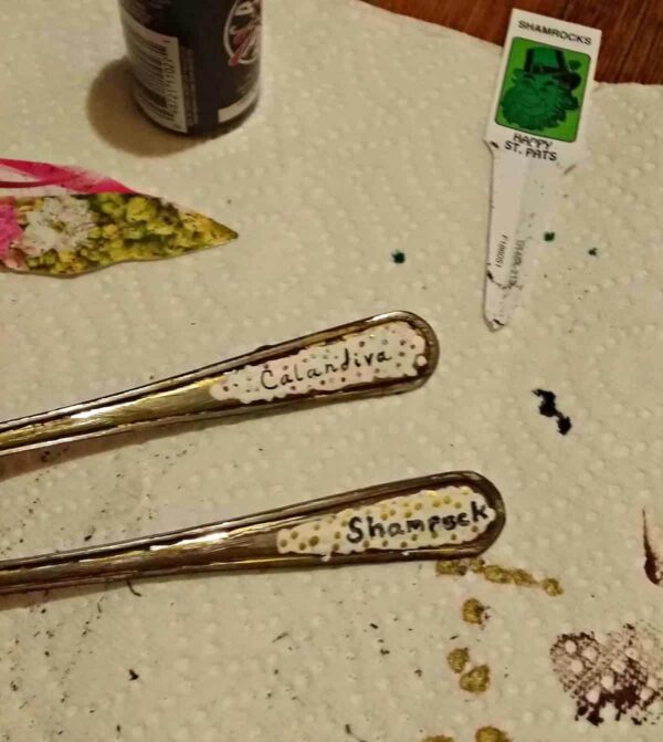 How To Make Pretty Vintage~Look Fork Plant Markers