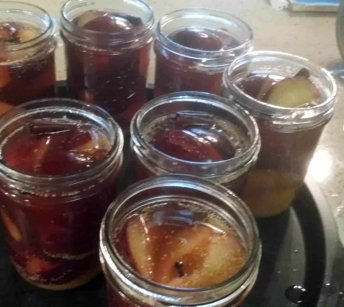 Decadent Spiced Plums {A Canning Recipe}