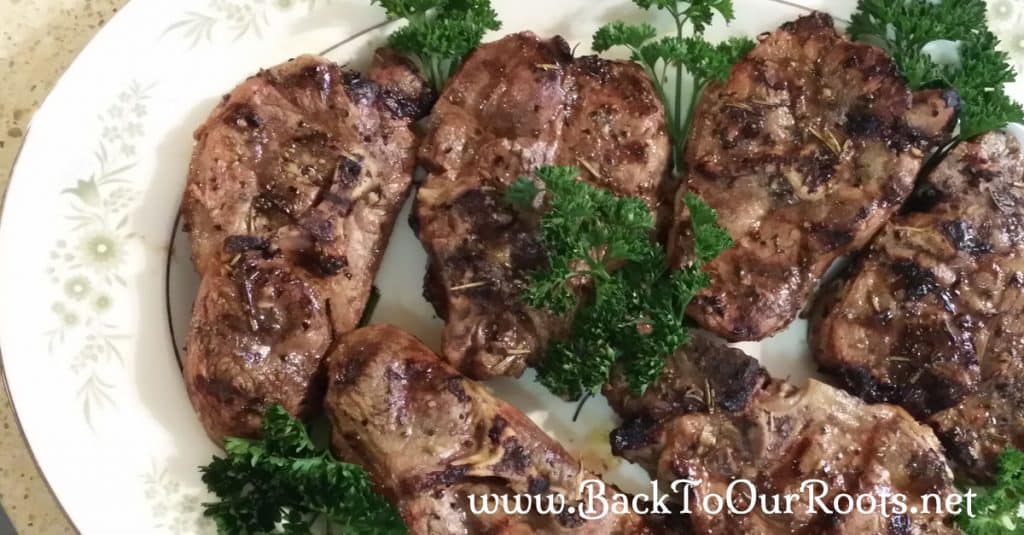 The Most Succulent Herbed Lamb Chops From the Grill