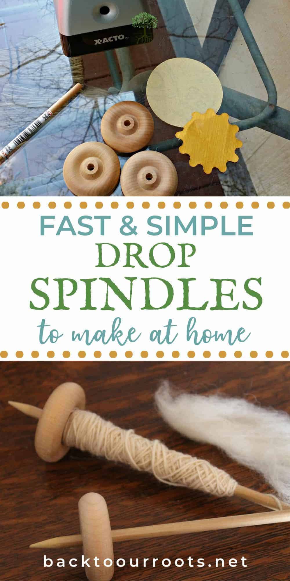 How to Make Inexpensive Drop Spindles at Home