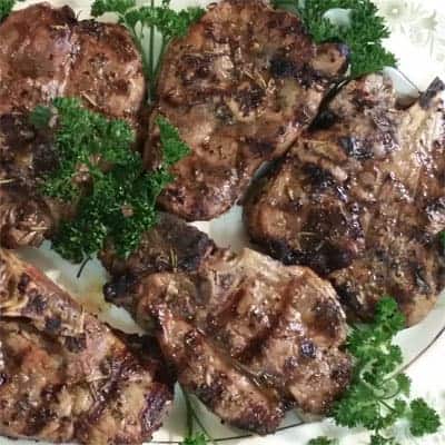 The Most Succulent Herbed Lamb Chops From the Grill