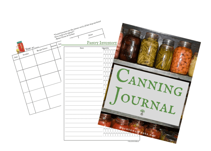 Sign up Canning Journal