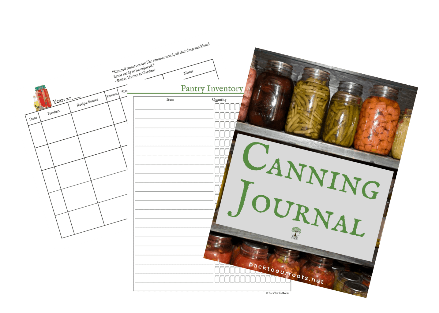 Sign up Canning Journal