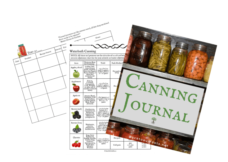 Canning Journal – Back to Our Roots